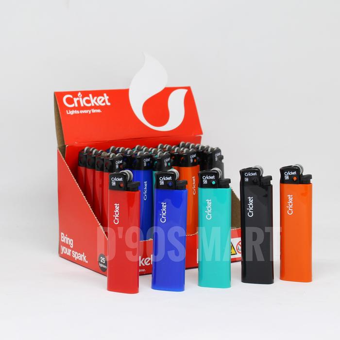 Jual Korek Api Gas merk Cricket Original 50 pcs - Jakarta Barat - D'90s ...