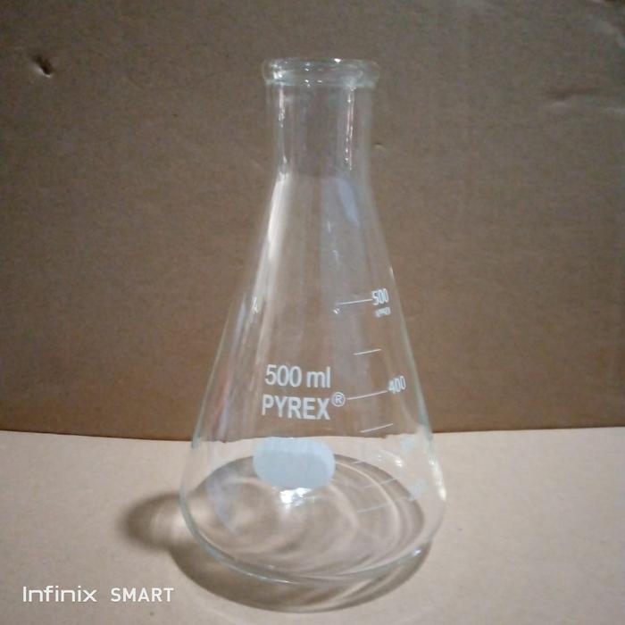 Jual Erlenmeyer 500 ml PYREX RRC - Jakarta Selatan - Bestarilab | Tokopedia