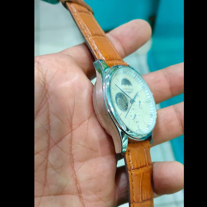 Jual jam tangan vintage automatic chrono aktiv jam fashion jam pria LGN ...