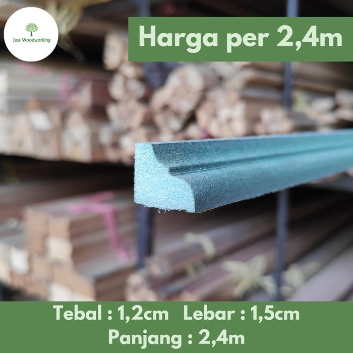 Jual JU-A25 LIST HMR HIJAU WALL MOULDING WAINSCOTING WALL PANEL - Kota ...