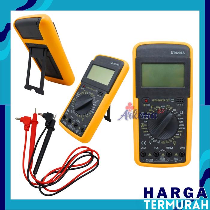 Jual AVO METER | MULTI TESTER DIGITAL DT9205A | MULTIMETER DIGITAL ...