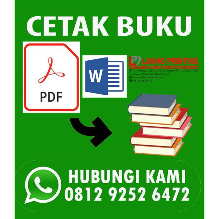 Jual Cetak Buku Warna atau Hitam Putih Bahan HVS & Bookpaper dan ...