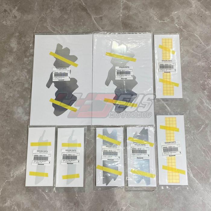 Jual Stripping Ninja RR Old CBU Hijau Gold 100% Original / Sticker ZX ...