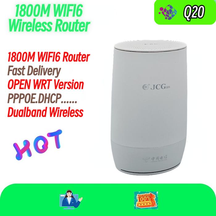 Jual AX1800 DUAL BAND WI-Fi6 MESH ROUTER WIFI6 JCG Q20 OPEN WRT Bekas ...