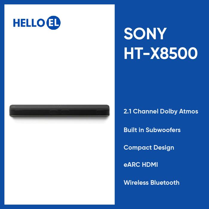 Jual SONY HT-X8500 X8500 SoundBar eARC Dolby Atmos DTS:X Soundbar ...
