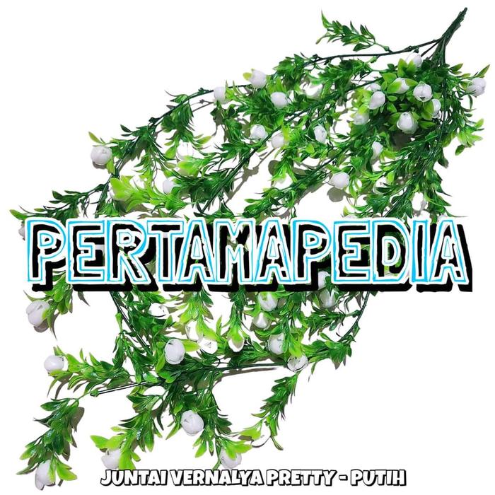 Jual Bunga Plastik /Daun Rambat Plastik/ Rumput Plastik/ Vernalya Merah ...