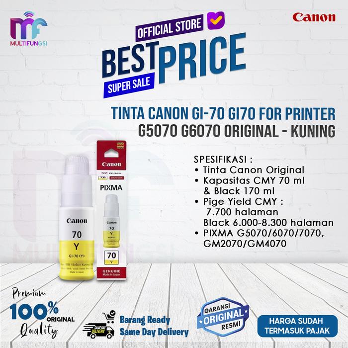 Jual Tinta Canon GI-70 GI70 For Printer G5070 G6070 Original - Merah - Jakarta Pusat ...