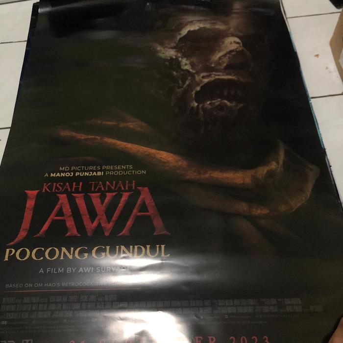 Jual poster film kisah tanah jawa - pocong gundul doble sided - Kota ...