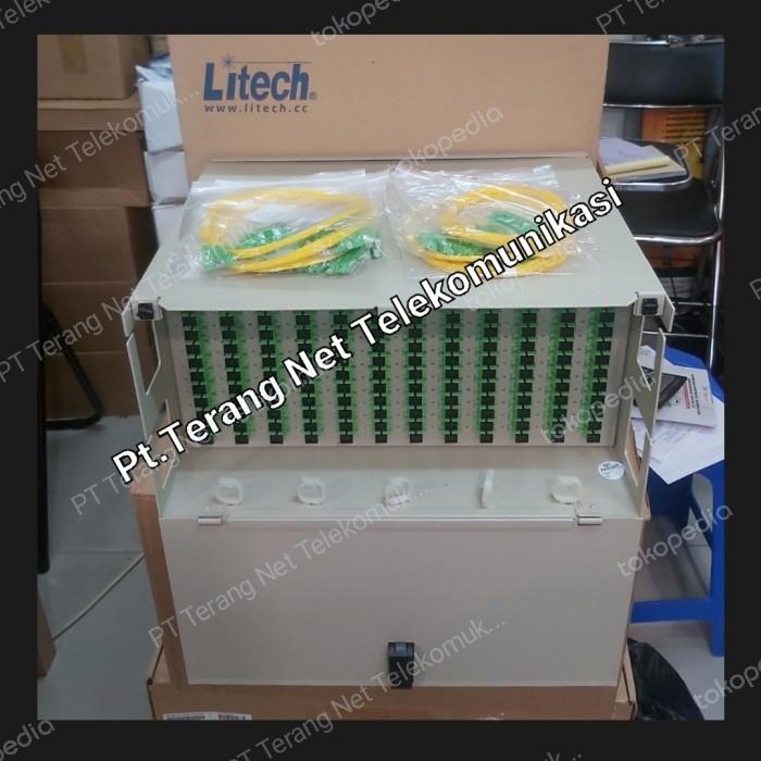 Jual ODF/OTB RACK 144 CORE LENGKAP ADAPTOR + PIGTAIL SC APC LITECH ...