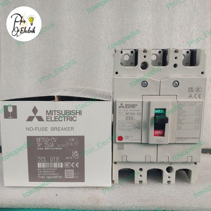 Jual MCCB Breaker NF250-CV 3P 250A Mitsubishi NF250 CV 3P 250A - Jakarta Pusat - Phin_Electrik ...