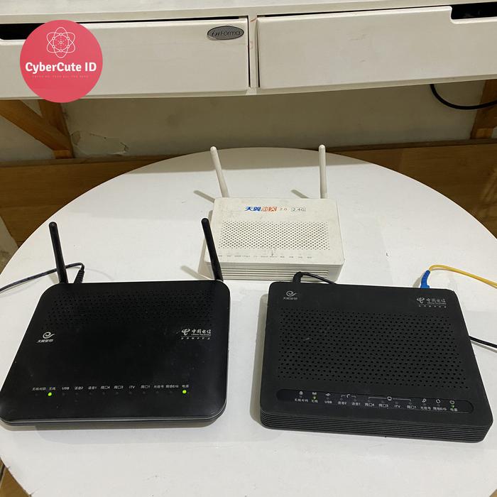 Jual Router WiFi Huawei GPON ONU HG8245 & HS8145C | PPPOE | ONT | Port ...
