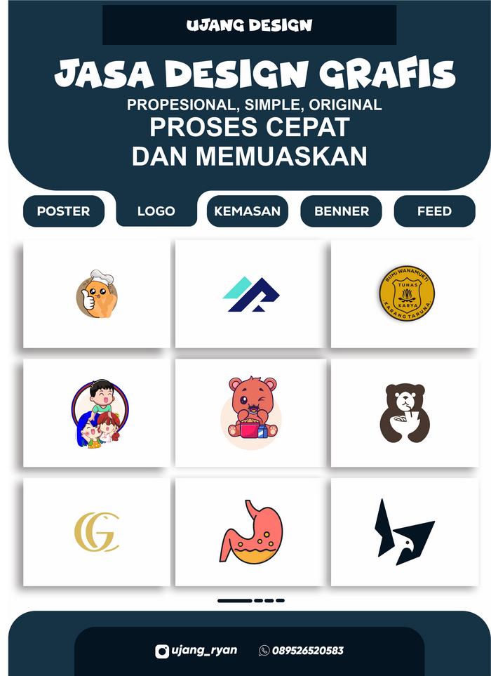 Jual Design / Desain Logo & Branding Perusahaan UMKM PAKET BIASA - Kab. Temanggung - ujang ...