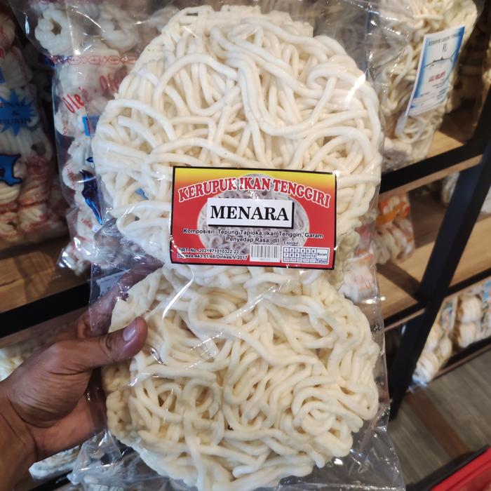 Jual kerupuk kerupuk cap menara jumbo khas bangka isi 5 400gr - Kota ...