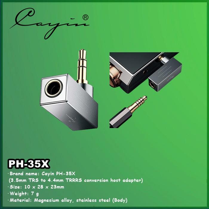Jual Cayin PH-35X 4.4mm Female to 3.5mm Male Audio Adapter PH35X PH35 ...