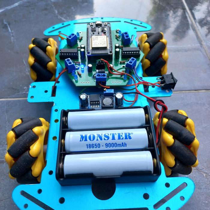 Jual Mobile Robot ESP32 Mecanum Wheel Omni Directional - Kab. Bekasi - kit-elektronika | Tokopedia