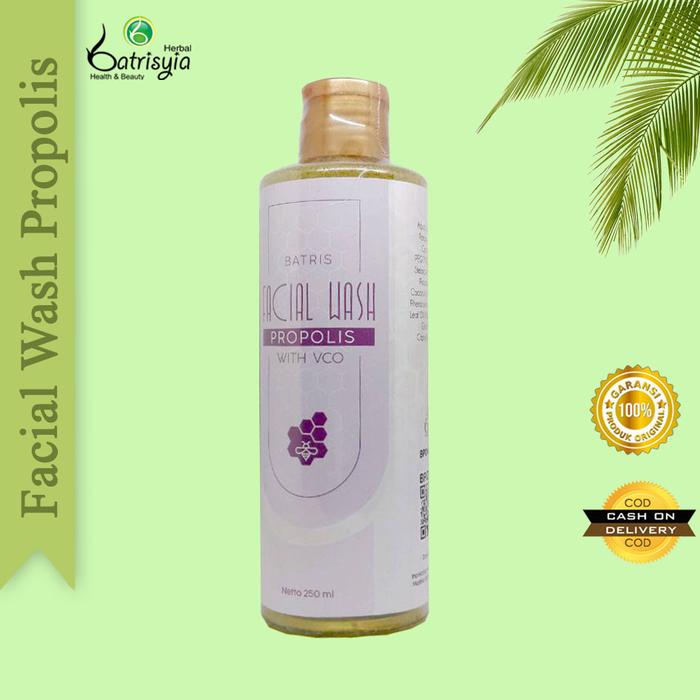 Jual propolis facial wash batrisyia propolis sabun wajah 250 g - Kota ...