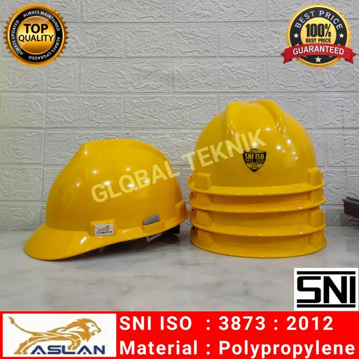 Jual SAFETY HELMET HELM HELEM PROYEK KERJA ASLAN KUNING - Kota Medan ...