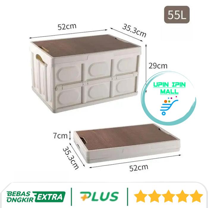 Jual Kotak Penyimpanan Lipat Camping Bagasi Mobil Foldable Storage Box ...