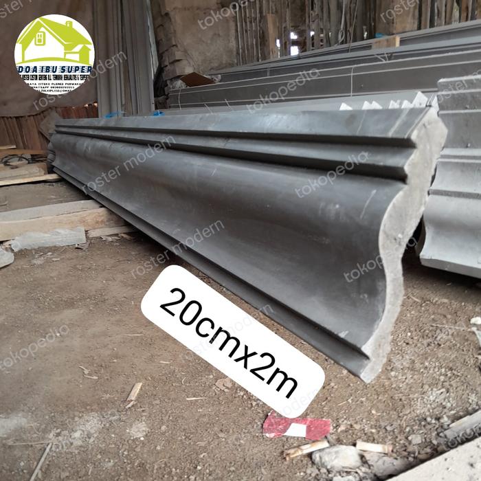 Promo lisplang beton 20 cm lisplang profil beton lis plang tempel beton - Kota Depok - roster ...