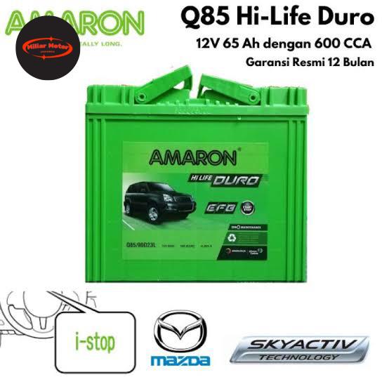Promo Aki Kering Mobil Amaron Q85 Hi Life 90D23L Mazda Idling Stop ...