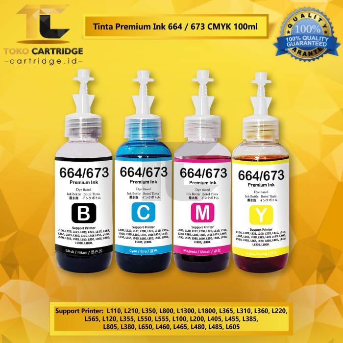 Jual Tinta refill Epsn Premium 664/673 - CMYK LC LM Comp - Jakarta ...