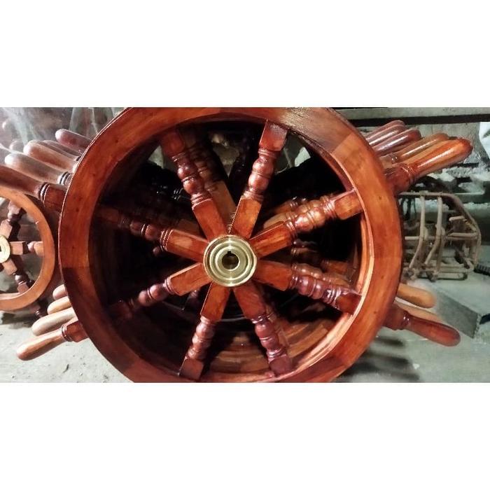 Jual SETIR KEMUDI KAPAL PERAHU LAUT ( Kayu Jati) - 26 Inch - Kota Tegal ...