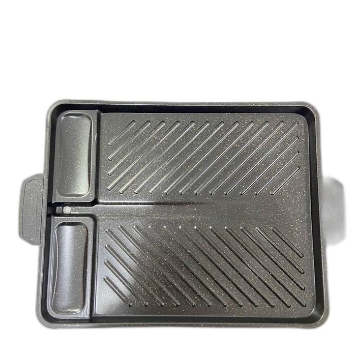 Jual grill pan square Korea / panggangan persegi model Korea ...