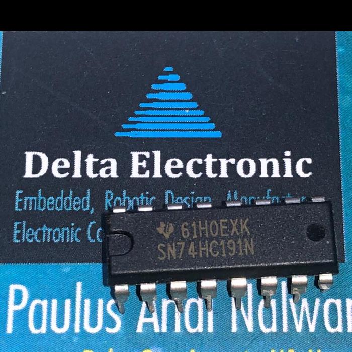 Jual 74HC191 Presettable synchronous 4-bit binary up/down counter ...