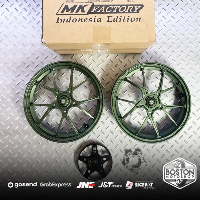 Jual Velg MK Factory MK11 Green Pine Vespa GTV GTS Sprint Primavera ...
