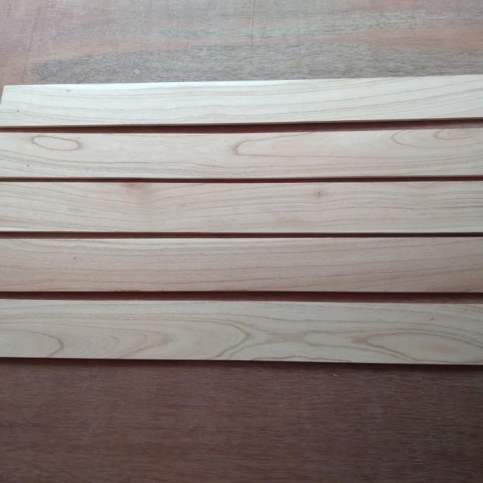 Jual Kayu Mindi Kering 2x20cm panjang 100 cm Kayu Mindi Tanpa Sambungan ...