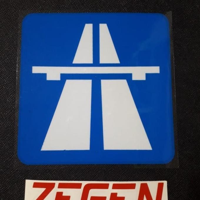 Jual Super sticker stiker gambar jalan tempel dalam / balik kaca stick ...