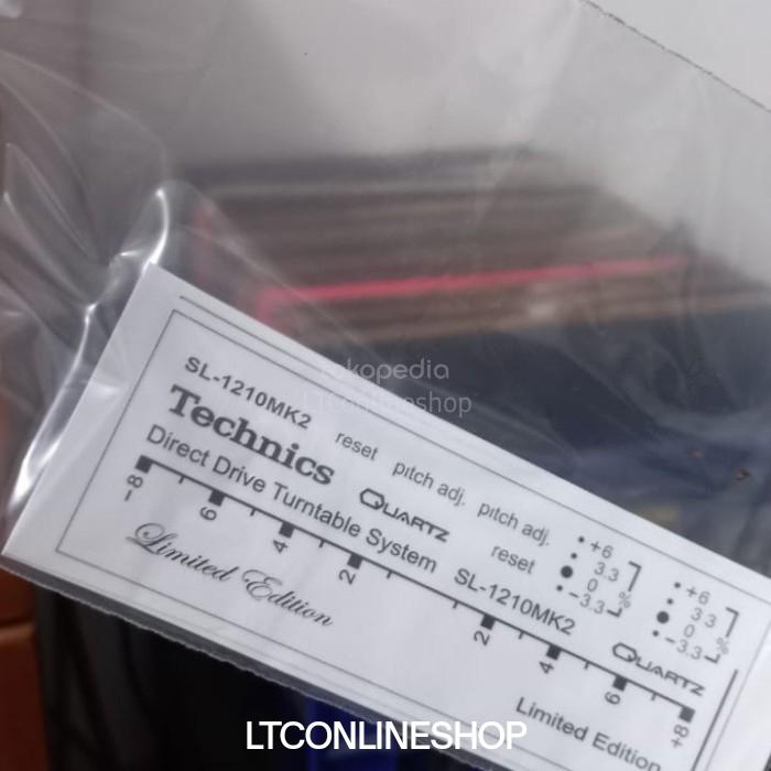 Jual cutting sticker huruf untuk Turntable Technics SL 1200 MK2 - Kota ...