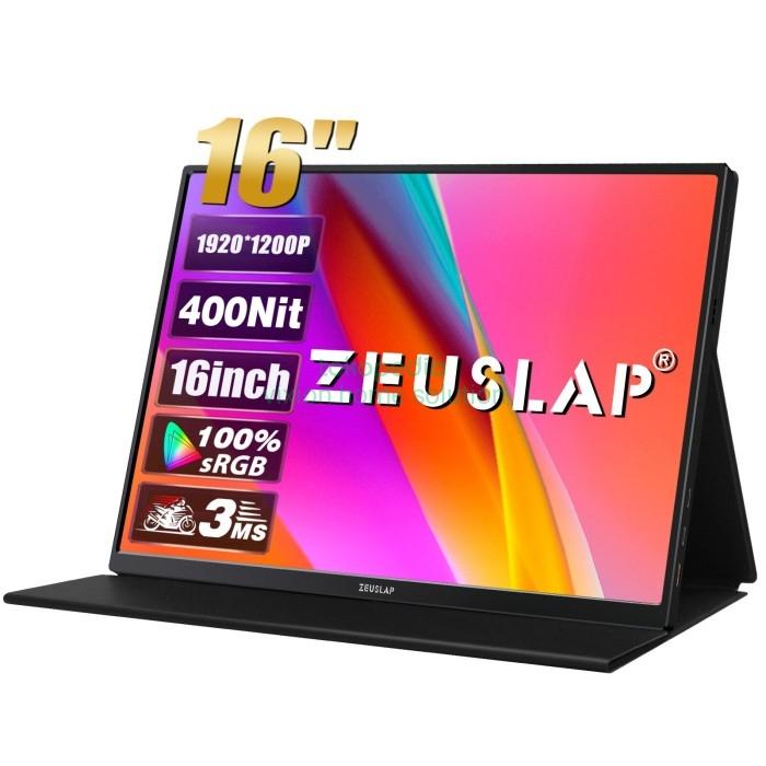 Jual ZEUSLAP 1600XTS Portable Monitor IPS 16 inch FHD 1920 X1200P ...