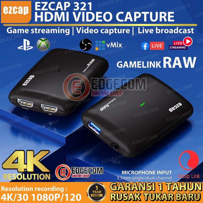 Jual Ezcap 261M USB 3.0 HDMI HD Video Capture Support 4K 261 M , 321A ...