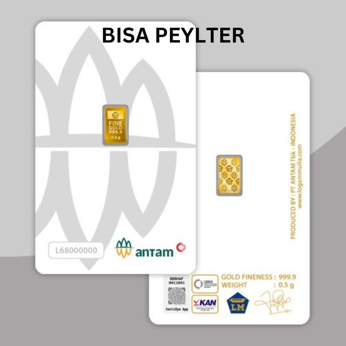 Jual Logam Mulia Antam Press 0.5 gram bisa pylter - Jakarta Pusat ...
