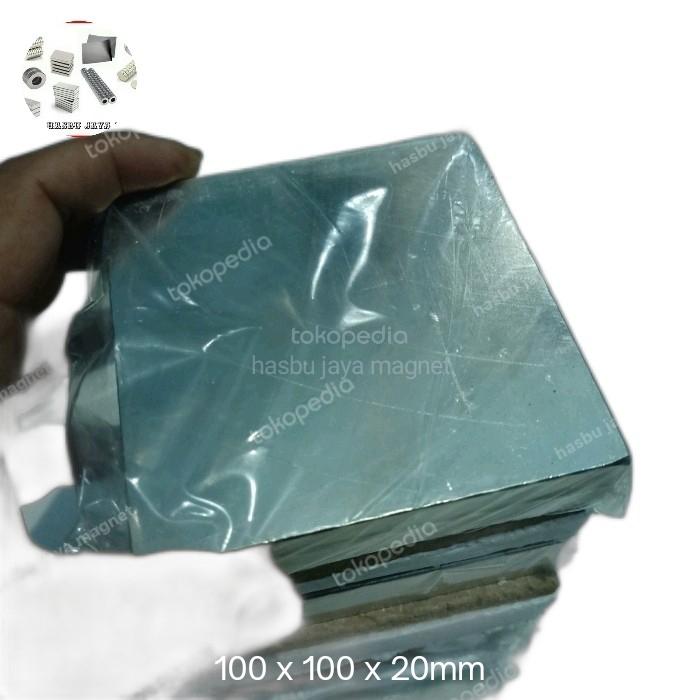Promo magnet super kuat 100 x 100 x 20mm Neodymium N52 - Jakarta Pusat ...