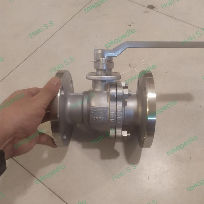 Jual Ball Valve JIS 10K SS304 Flange 2" inch / DN 50 - Jakarta Barat ...