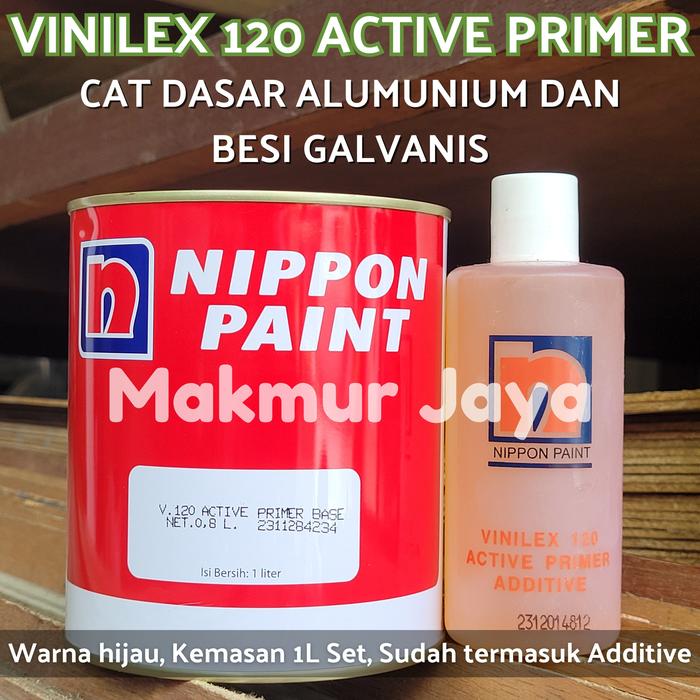 Jual Nippon Vinilex 120 Active Primer Etching Cat Dasar Alumunium Galvanis - Jakarta Pusat - PD ...