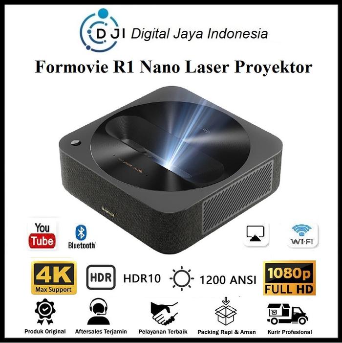 Jual Formovie R1 Nano UST Laser Smart Projector 1200ANSI 1080P 4K ...