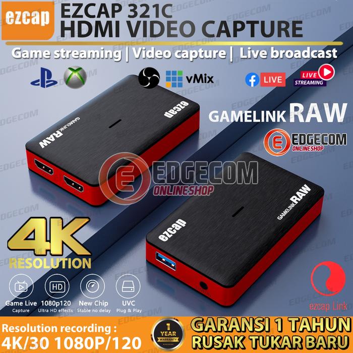 Jual Ezcap 261M USB 3.0 HDMI HD Video Capture Support 4K 261 M , 321A ...