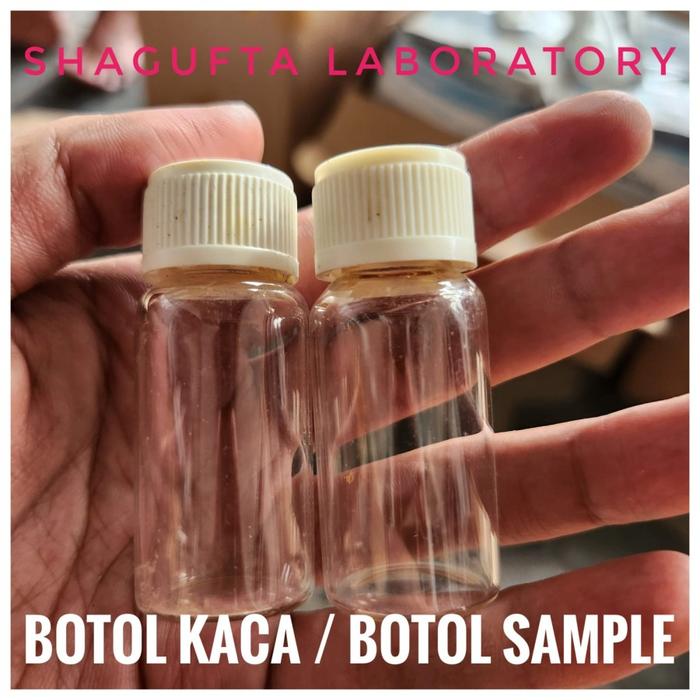 Jual BOTOL KACA 15ML TEBAL BENING TUTUP ULIR / BOTOL SAMPEL BENING ...