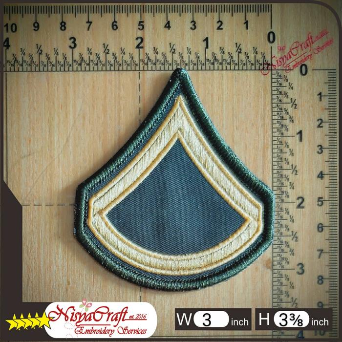 Jual NCEP0101-0012- US ARMY Enlisted Personnel RANK Military patch ...