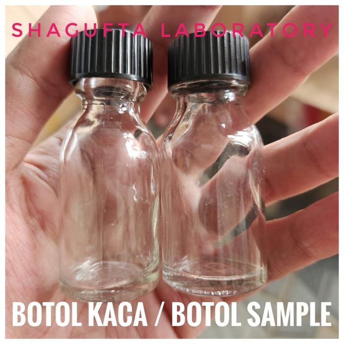 Jual BOTOL KACA 15ML TEBAL BENING TUTUP ULIR / BOTOL SAMPEL BENING ...