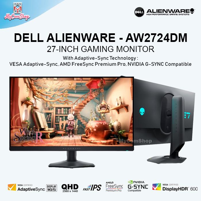 Jual DELL ALIENWARE AW2724DM GAMING MONITOR 27 QHD 165HZ FREESYNC G ...