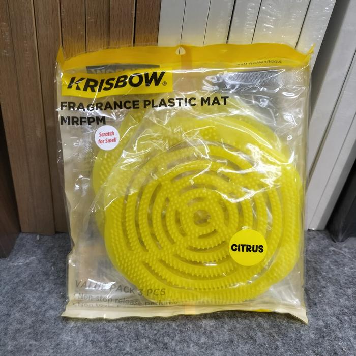 Jual Pengharum Fragance Plastic Mat | Pewangi Urinoir Krisbow- Citrus ...