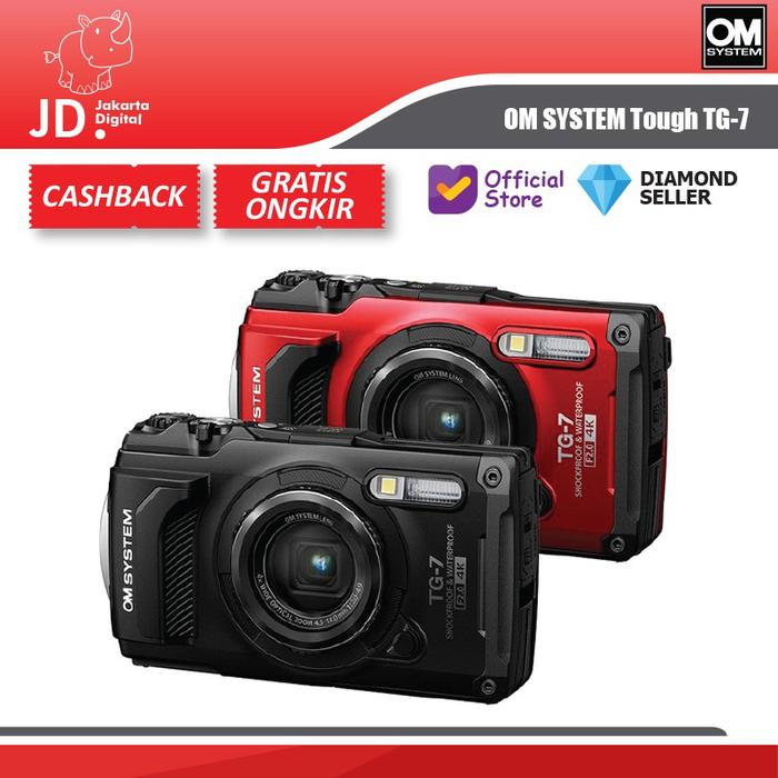 Promo OM SYSTEM Tough TG-7 Digital Camera - Olympus TG7 T-G7 T G-7 ...