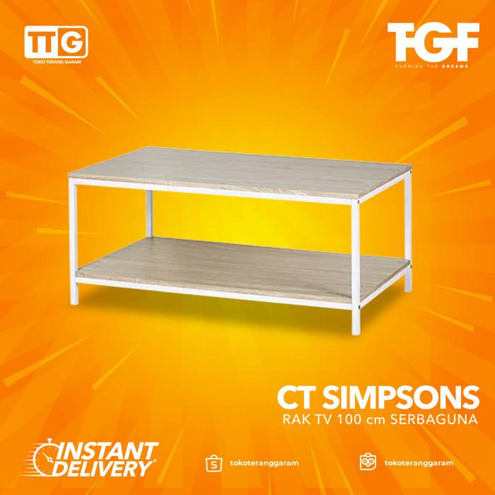 Promo TGF Meja / Rak TV Rangka Besi Serbaguna Coffee Table CT SIMPSONS - Kota Tangerang Selatan ...