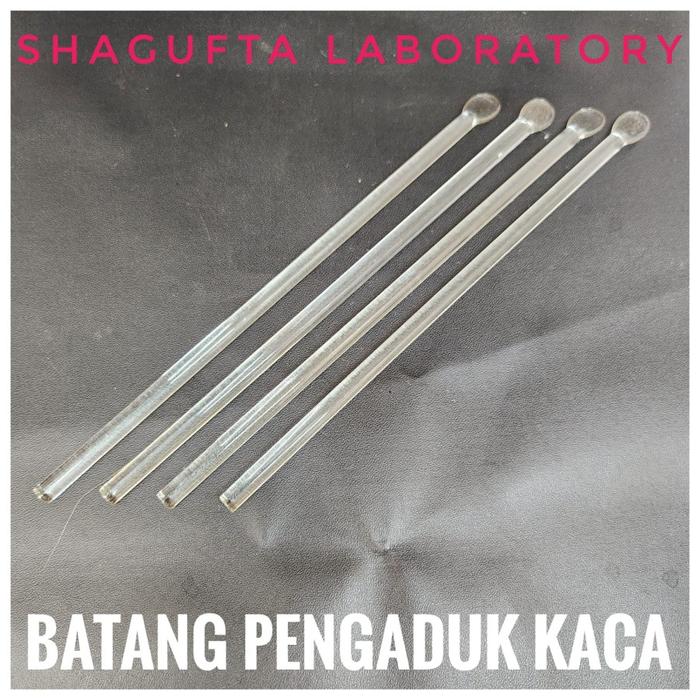 Jual Batang Pengaduk Kaca / Spatula Kaca / Glass Rod Stirrer - 7mm X ...