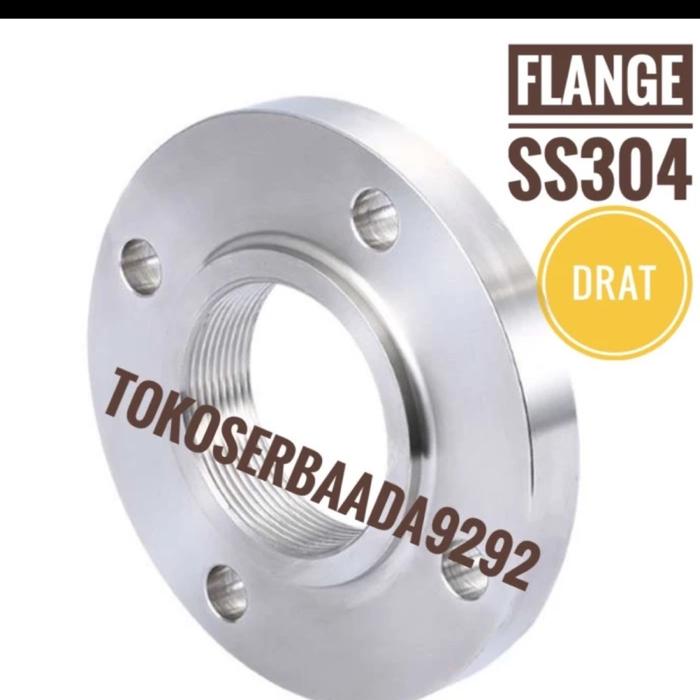 Jual Flange Drat SS304 1" inch jis 10k ; Threaded Flange SUS 304 1 ...