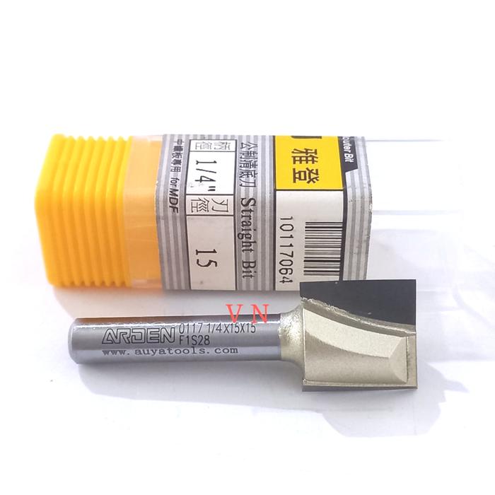 Jual Mata Router/Profil 15mm x 15mm As 1/4 Cleaning Bottom Bits Merk ...